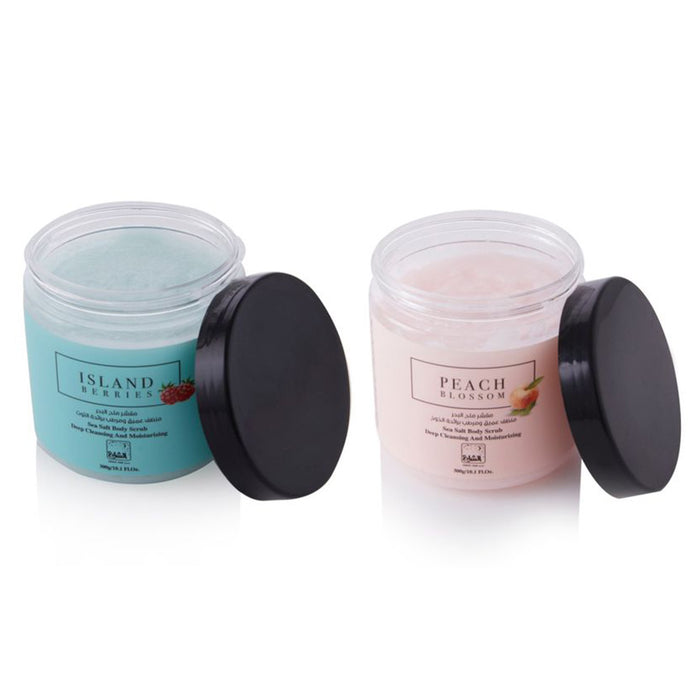 SCRUB ISLAND BERRIES + REACH BLOSSOM SEA SALT